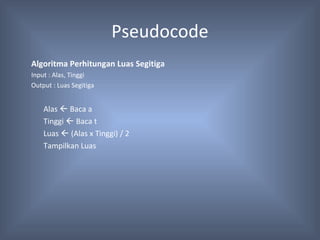 Hand out Algoritma Pemrograman | PPT