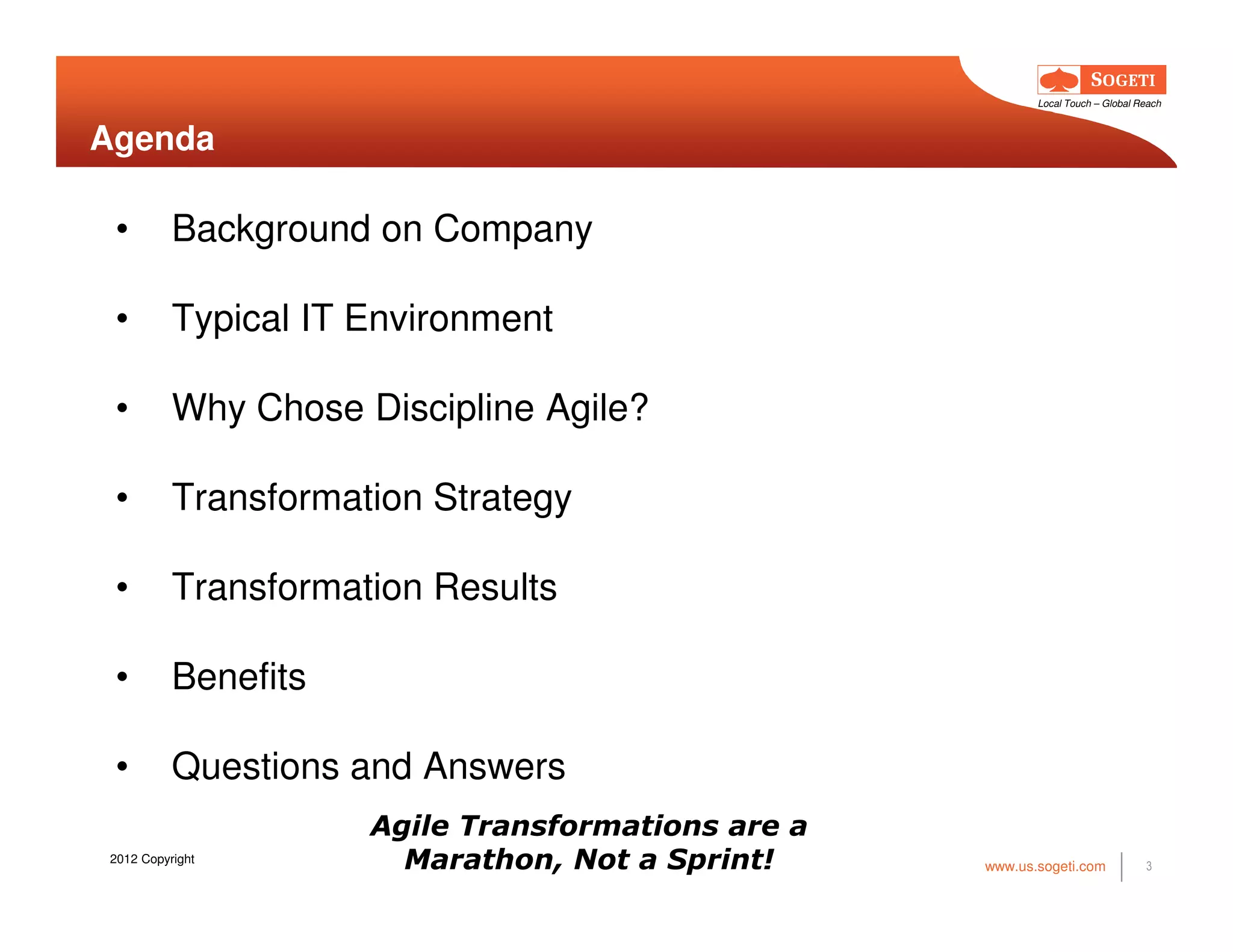 Handout: 'Agile Methodology: What's the Big Deal?' | PPT