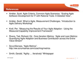 Handout: 'Agile Methodology: What's the Big Deal?' | PPT