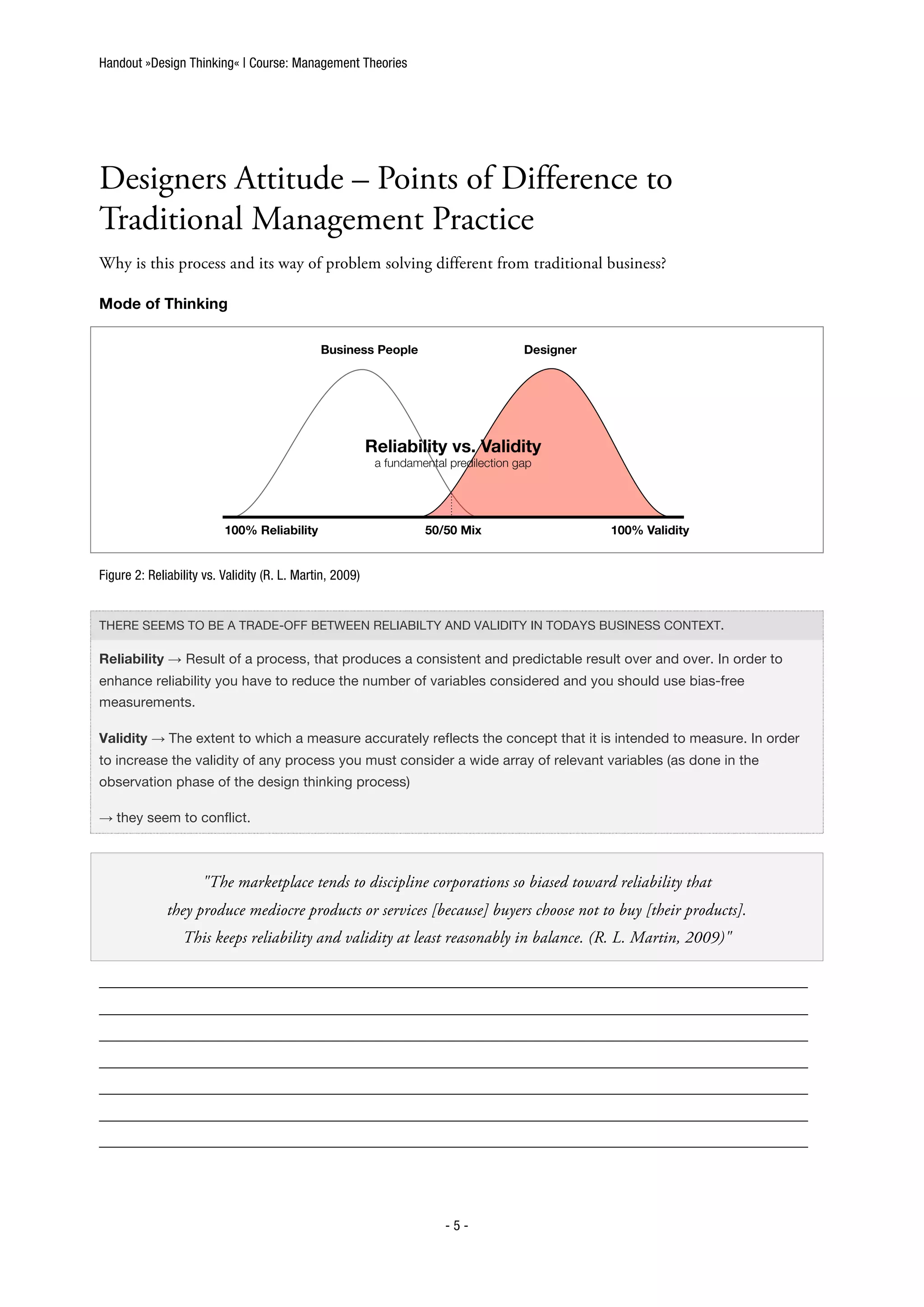 Design Thinking - Handout | PDF