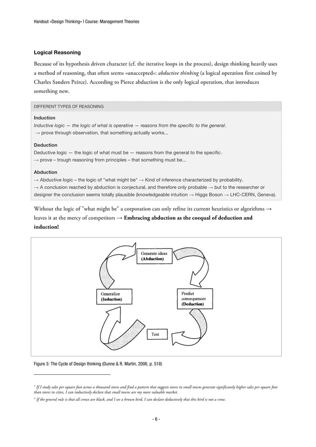 Design Thinking - Handout | PDF