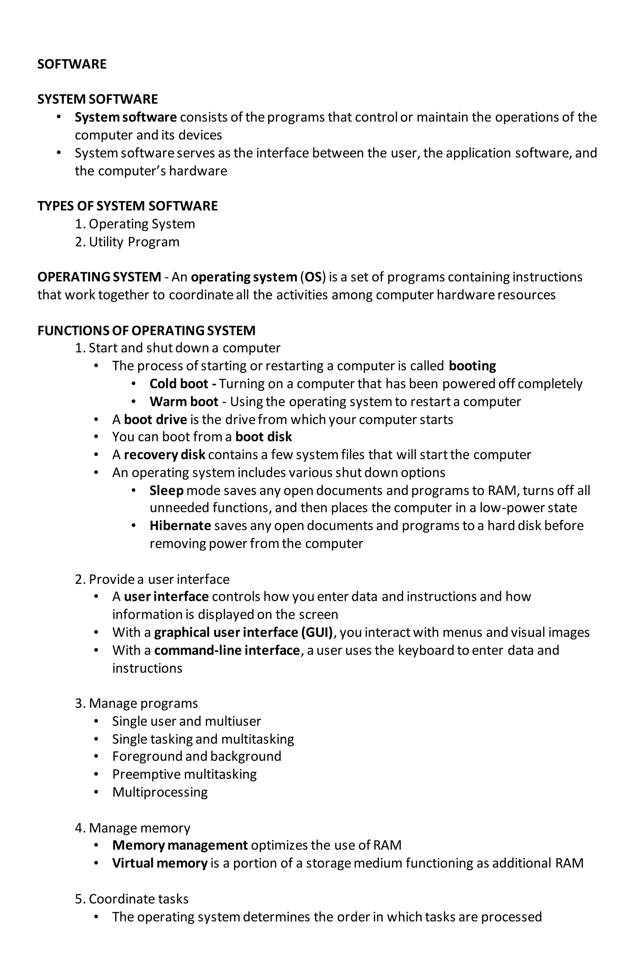 Information Computer Technology Handouts (Part I) | PDF