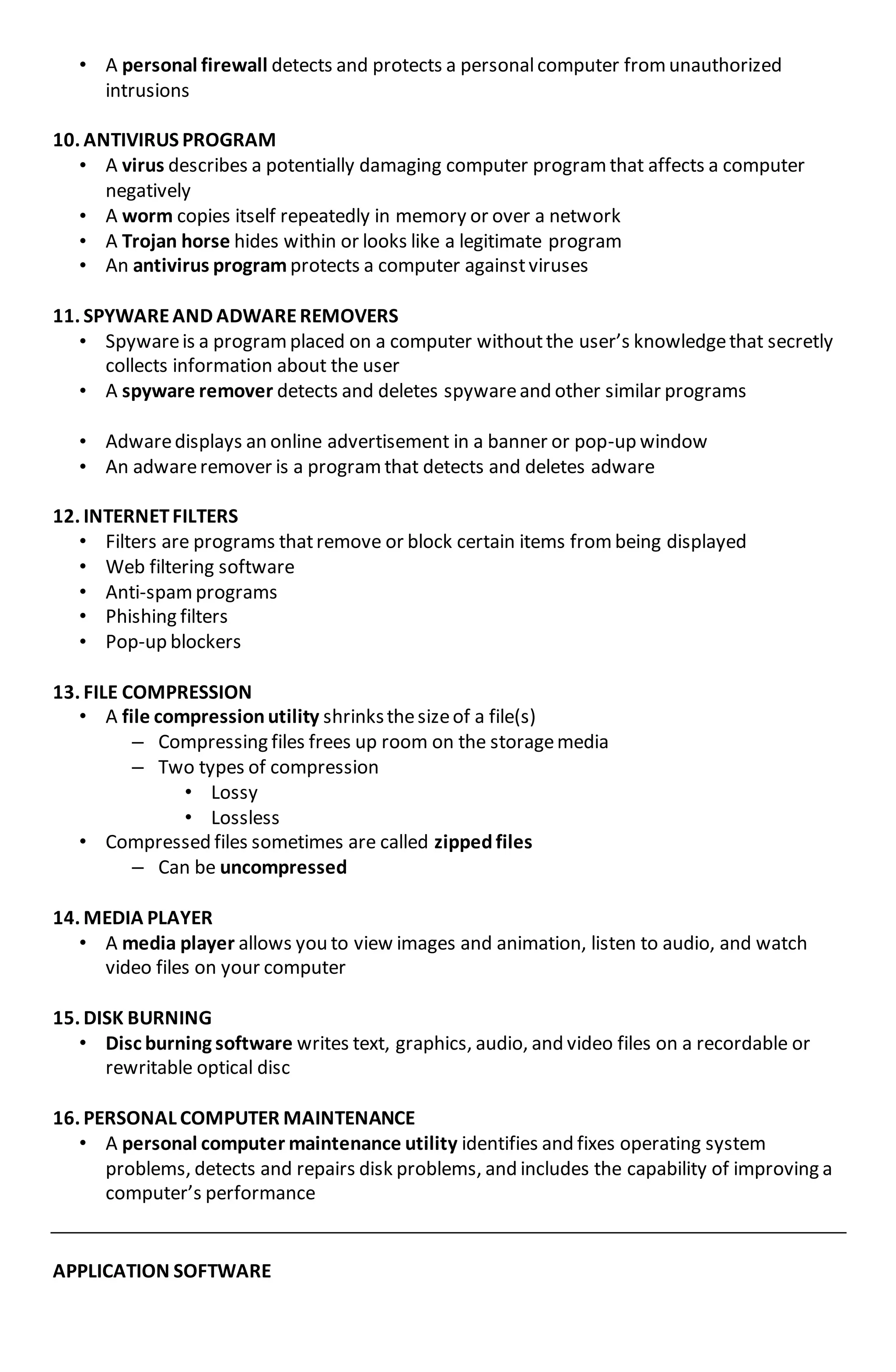 Information Computer Technology Handouts (Part I) | PDF