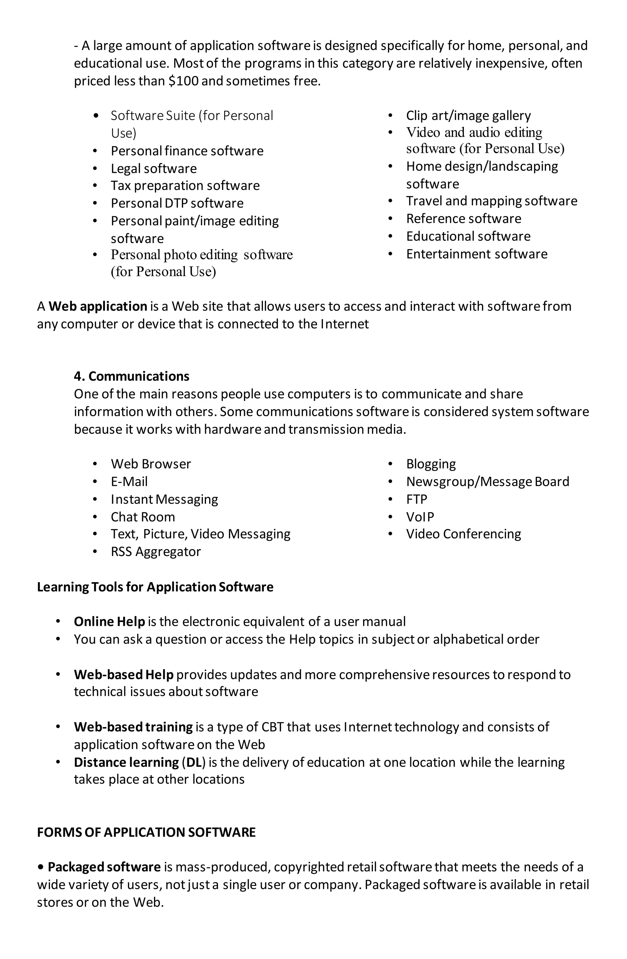 Information Computer Technology Handouts (Part I) | PDF