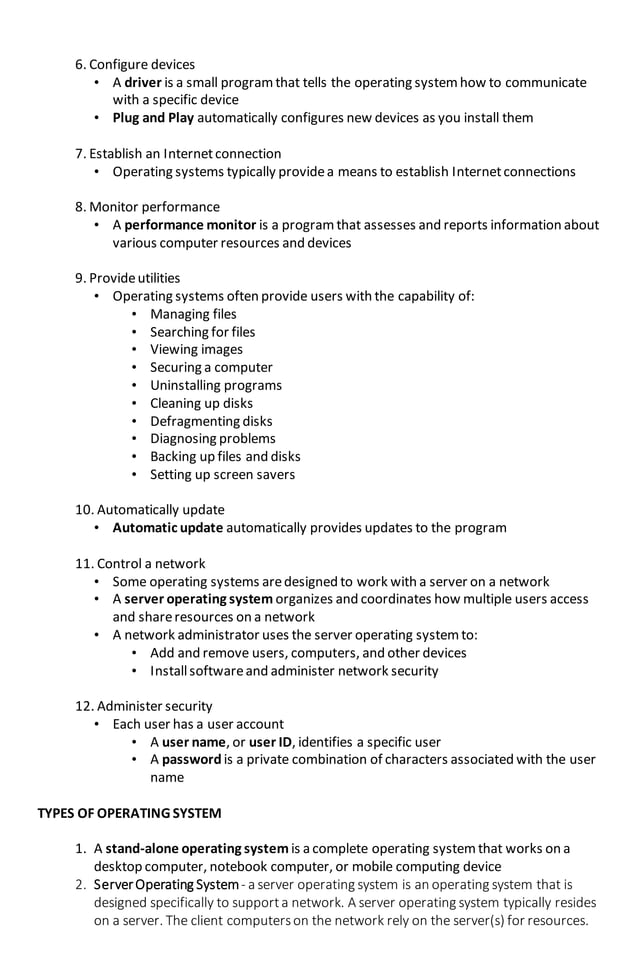 Information Computer Technology Handouts (Part I) | PDF