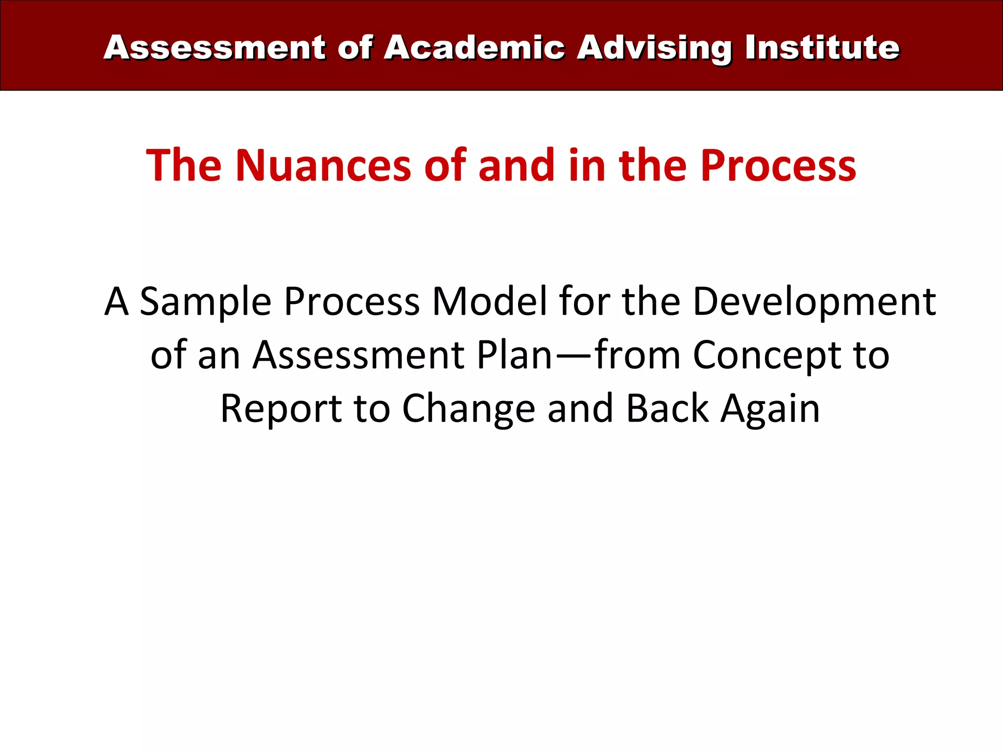 Handout For Plenary I Sample Process Model | PPT | Educational ...