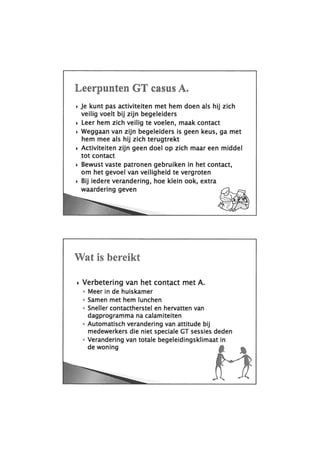 Vergelijking Gentle Teaching, Methode Heijkoop | PDF | Workshops and ...