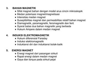 Handout listrik-magnet-ii | PDF