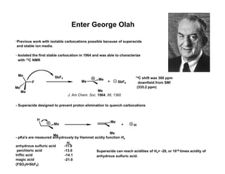 Handout- Nonclassical Carbocations Chemistry | PPTX