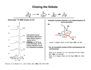 Handout- Nonclassical Carbocations Chemistry | PPTX