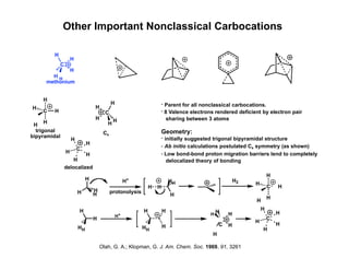 Handout- Nonclassical Carbocations Chemistry | PPTX