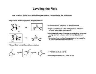 Handout- Nonclassical Carbocations Chemistry | PPTX