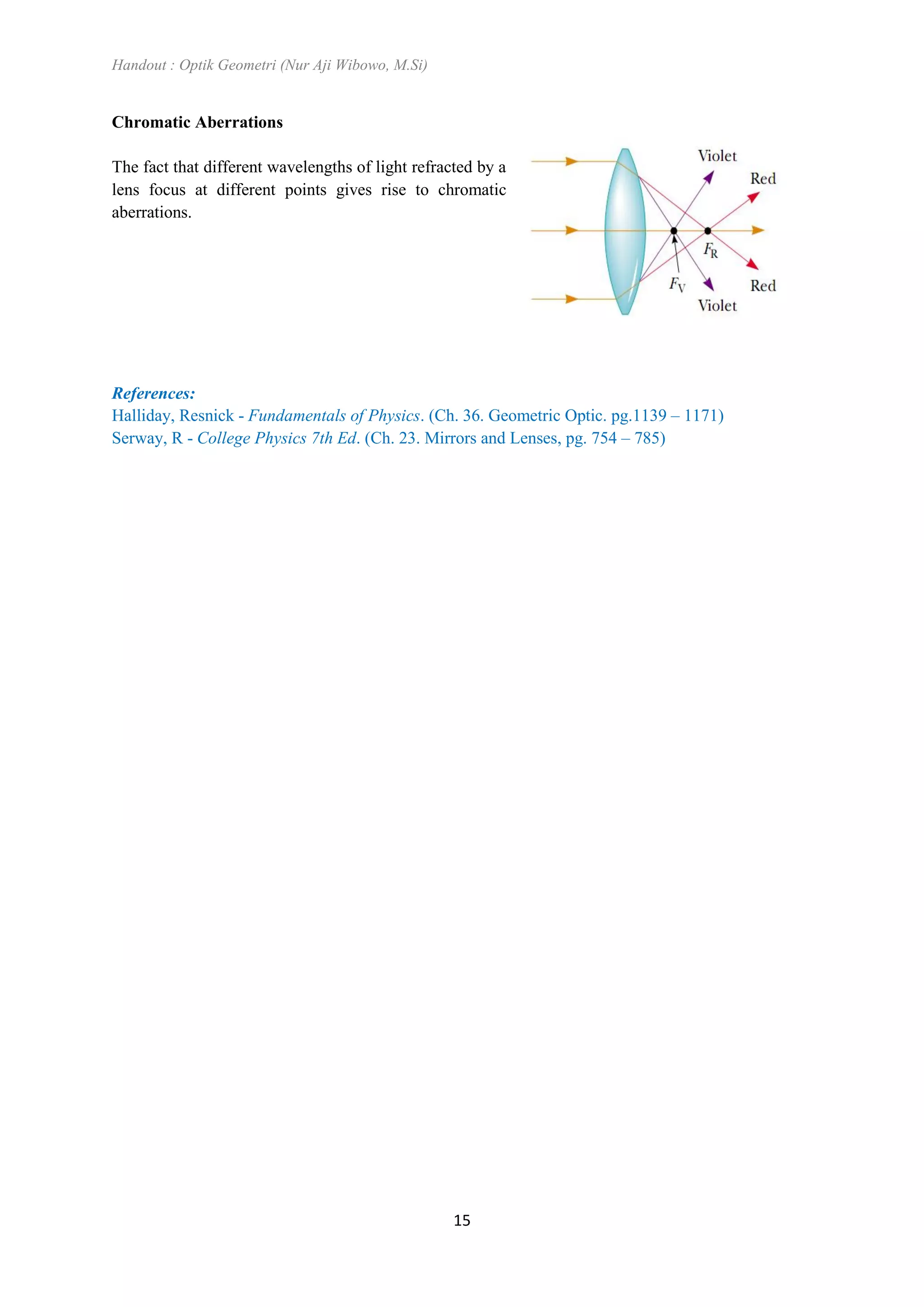 Handout optik-geometri-english | PDF