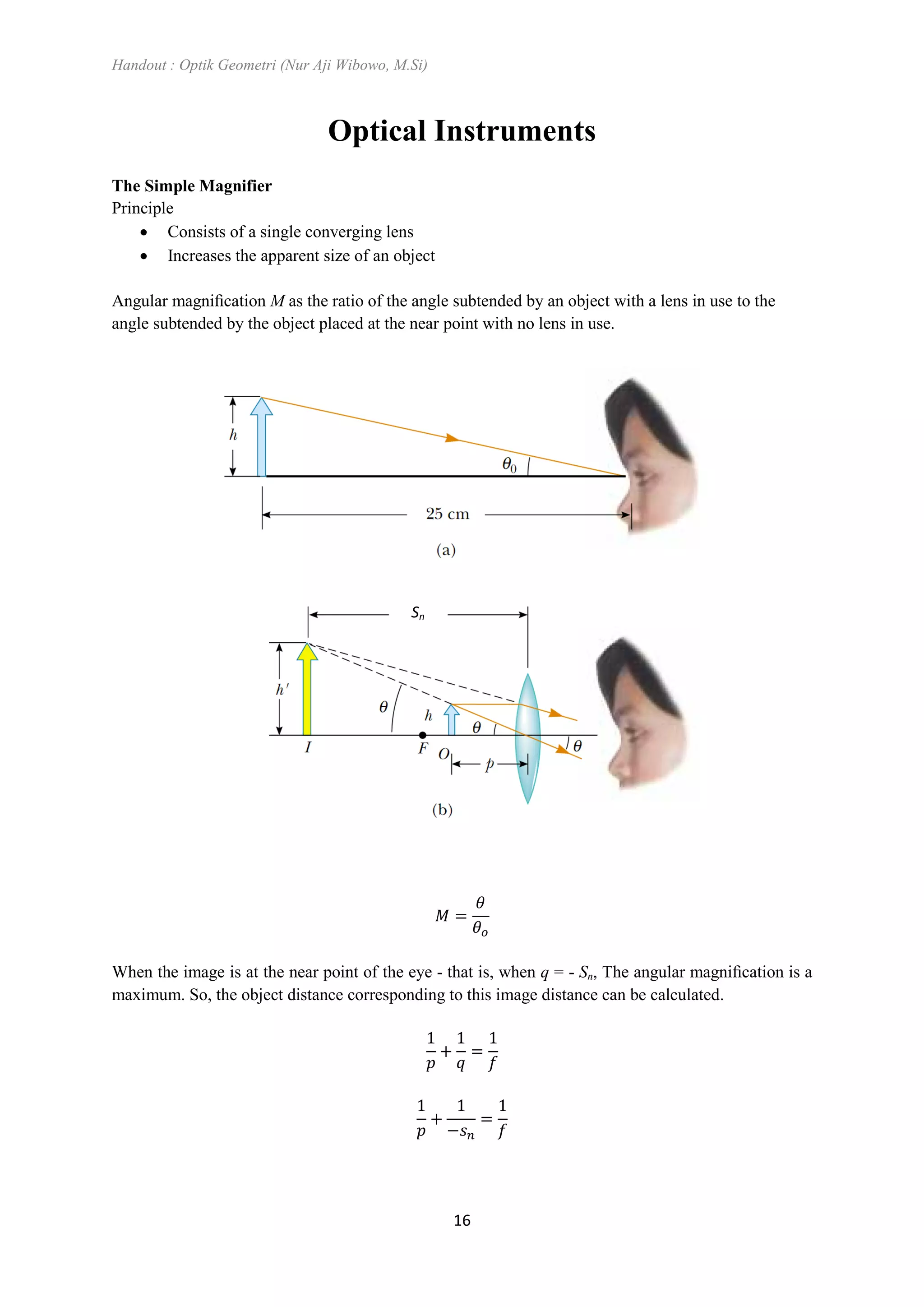 Handout optik-geometri-english | PDF