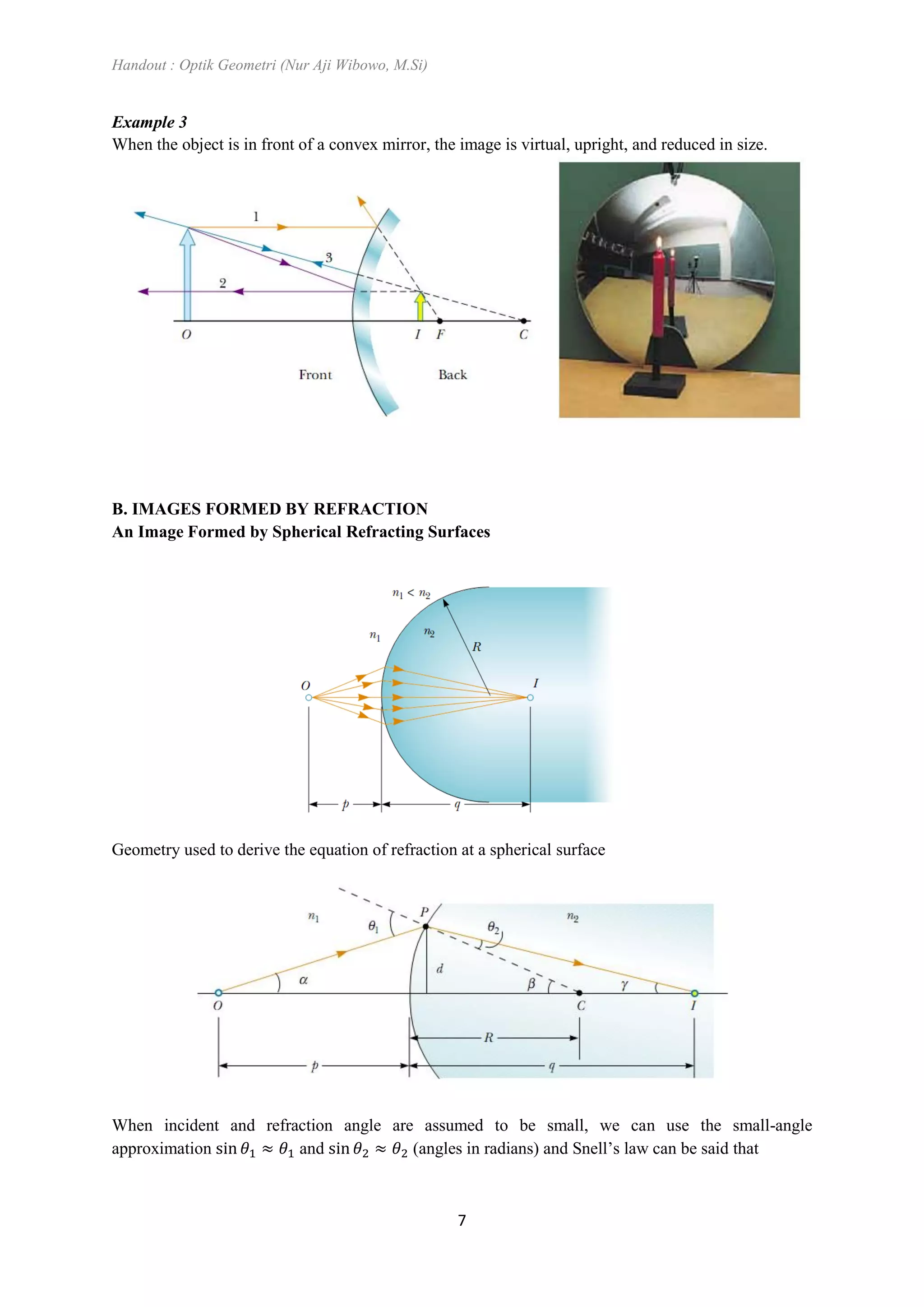 Handout optik-geometri-english | PDF