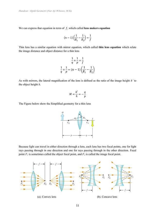 Handout optik-geometri-english | PDF