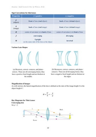 Handout optik-geometri-english | PDF