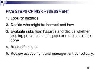 Handout-OSH in Medical Services rev.ppt | Blood Disorders | Diseases ...