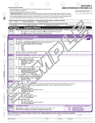 OIG UR Handout 1 bims interview | PDF