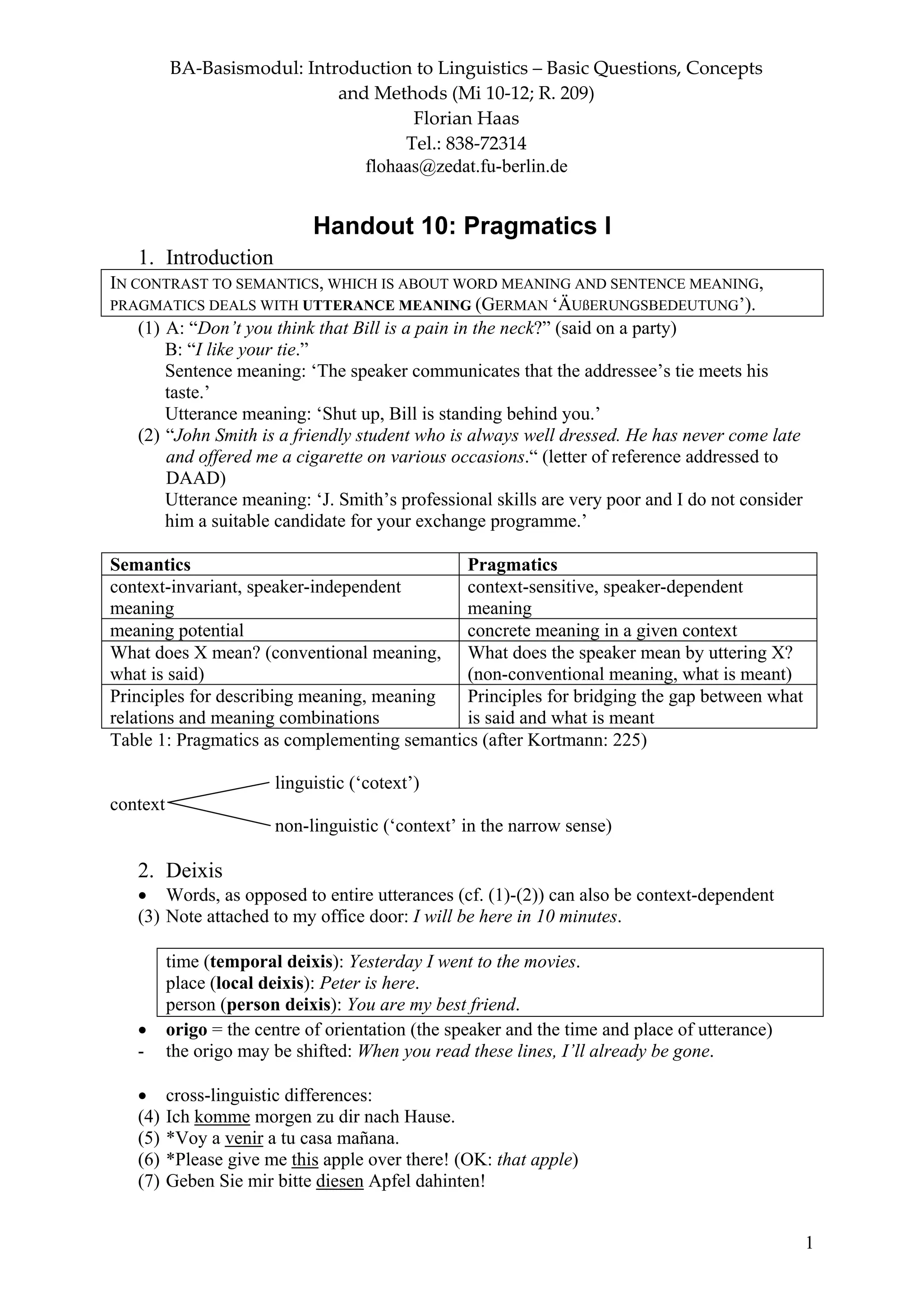 Handout 10_PragI_WiSe05.pdfnnnnnnnnnnbnn | PDF