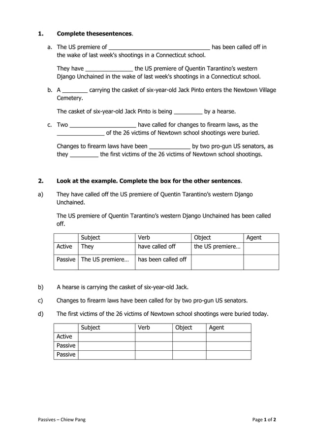 Handout 1 guided discovery of passives | DOCX