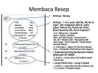 Konsep Dasar Pemberian Obat | PPTX