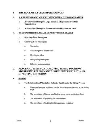 Employment Law Best Practices for Nonprofits | PDF