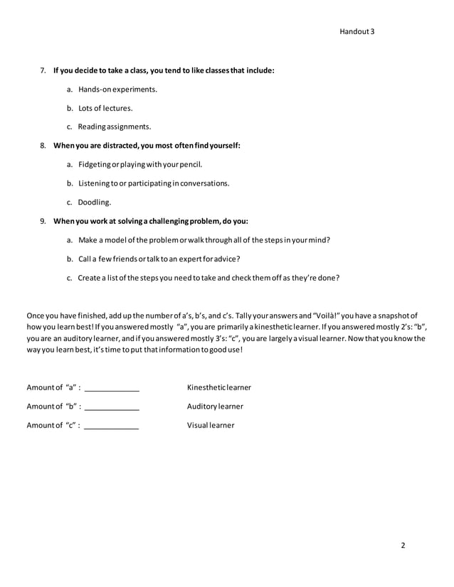 Handout 3 Defining Roles and the Necessary Skills for the 21st Century Paraeducator | PDF