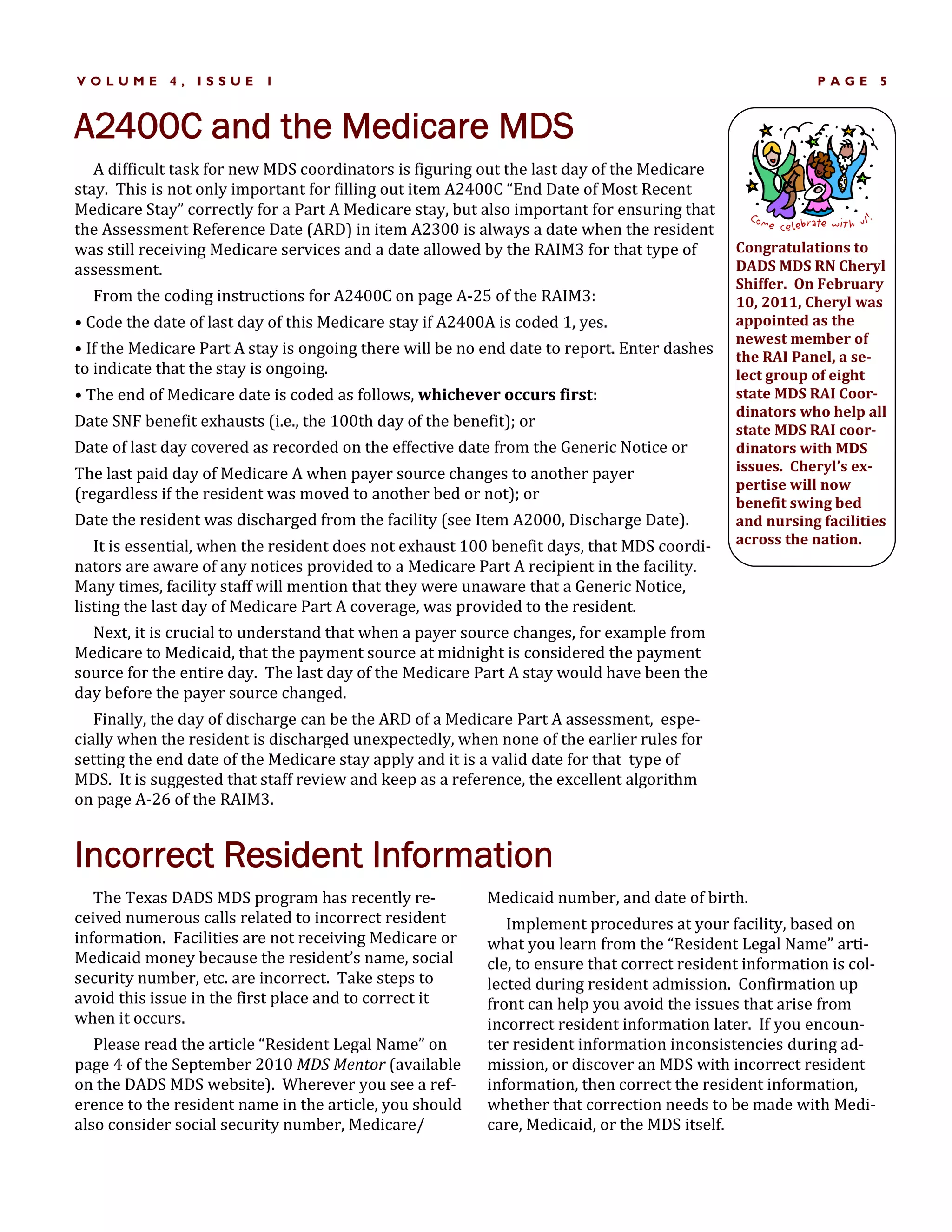 OIG UR Handout 4 mds mentor-march2011 | PDF