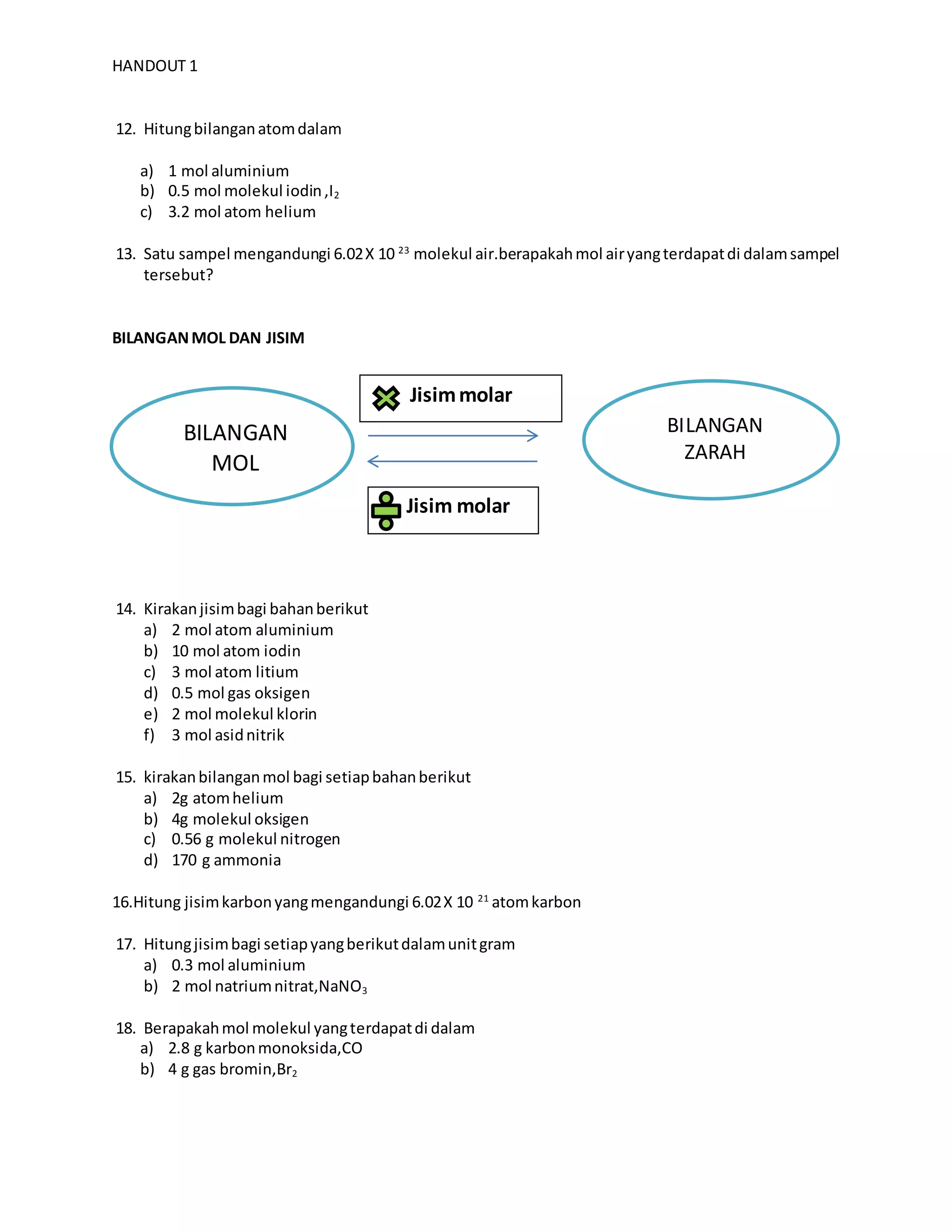 Handout bil mol | PDF