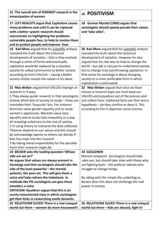 Values: Handout Booklet | PDF