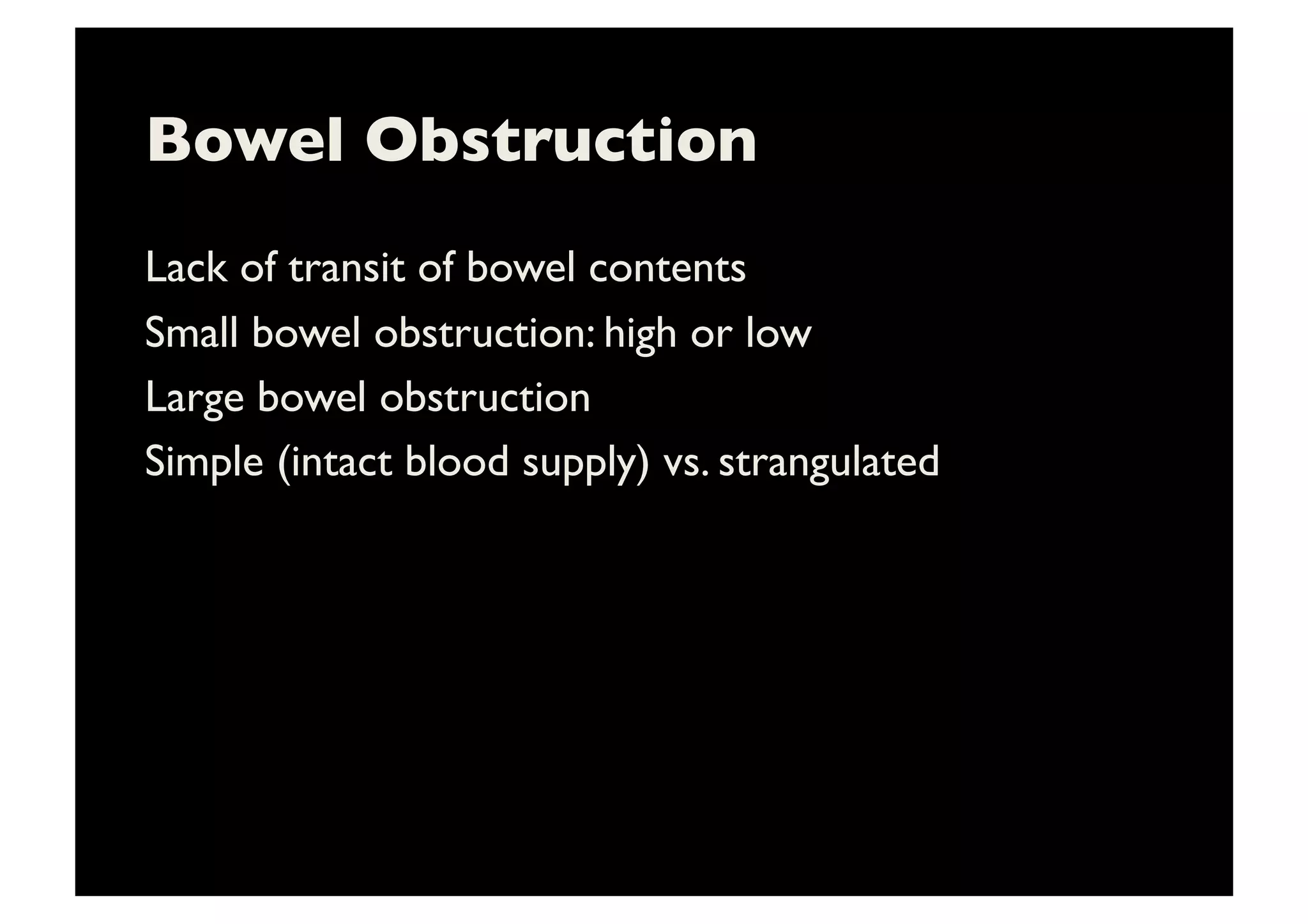 Imaging of Bowel Obstruction | PDF