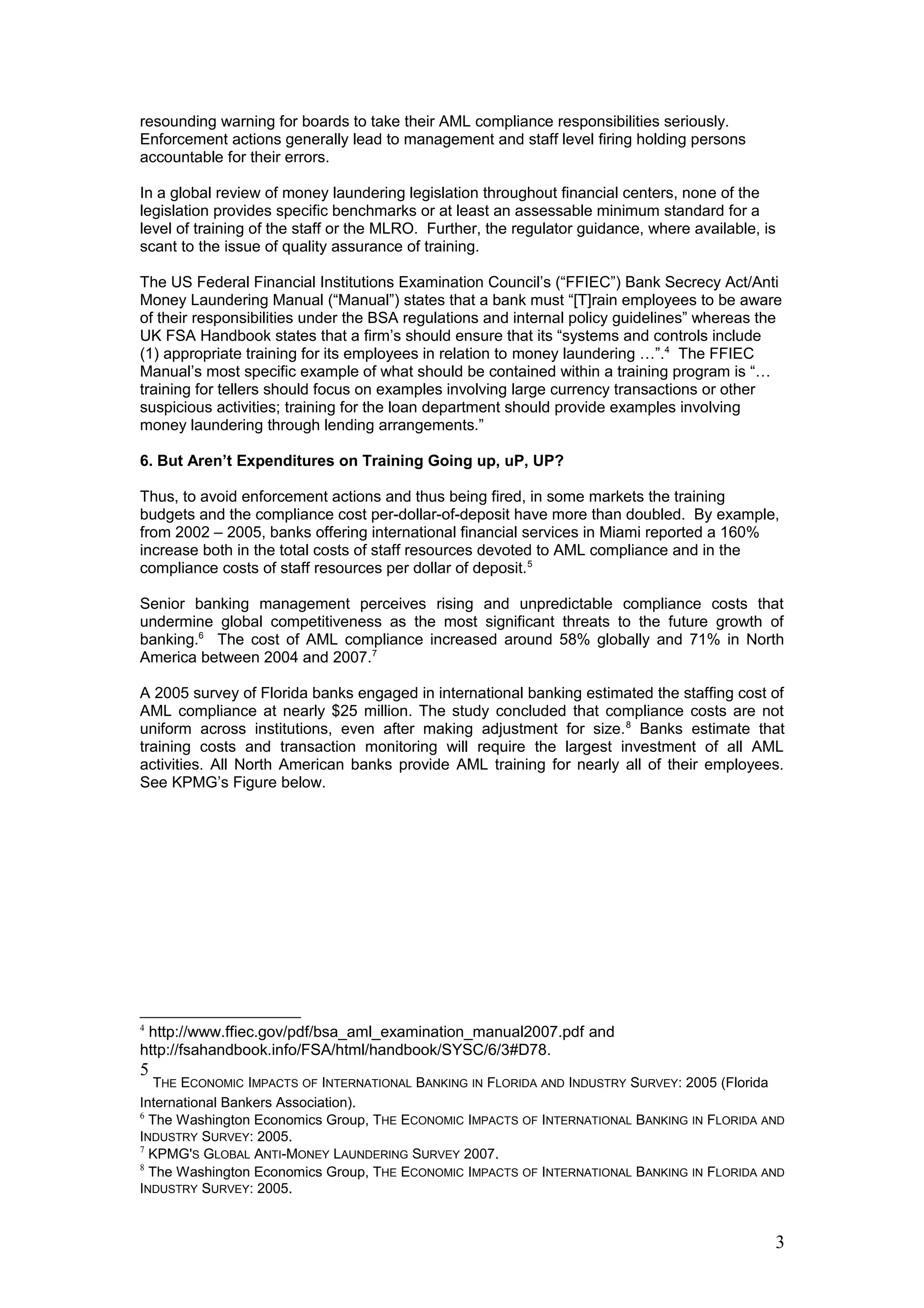 Cambridge anti money laundering lecture 2008 | DOC