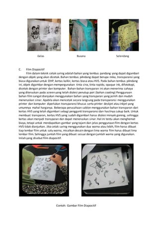 Hand out cetak saring Kria Tekstil | DOCX