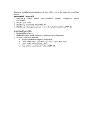 Handout database | PDF