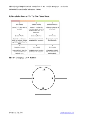 HANDOUT Differentiated Instruction | DOC
