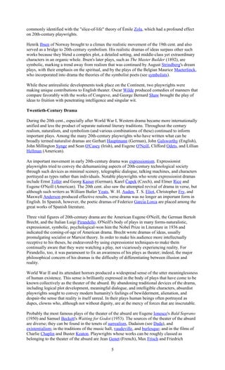 Handout drama 05092012 | DOC