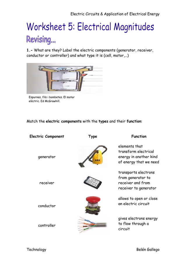 Handout electricity | PDF | Chemistry | Science