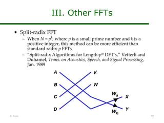 Handout_fft_see_this.pdf Fast forrier transform | PPT
