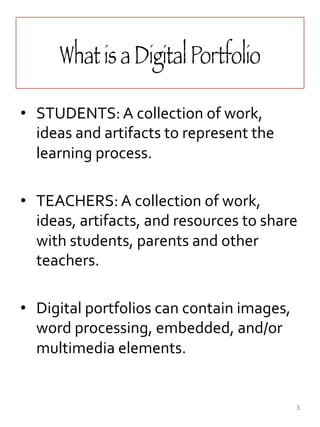 Creating digital portfolios | PDF