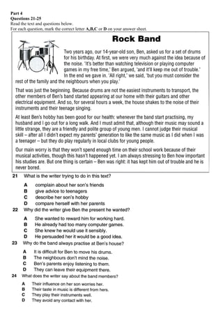 Handout for general english 3 | PDF