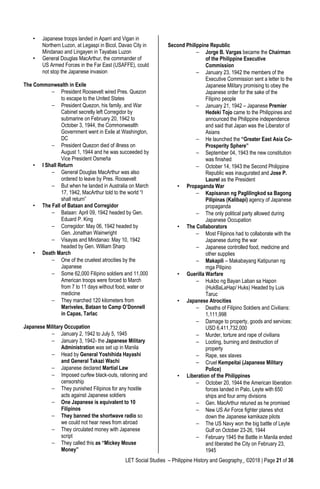 Handout geo and-ph-history-2018-edition | PDF
