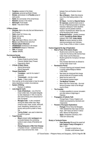 Handout geo and-ph-history-2018-edition | PDF