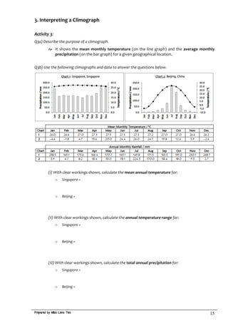 S3 GE Handout 1 - Weather Climate GW1 | PDF