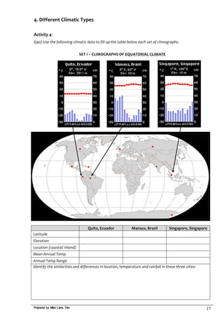 S3 GE Handout 1 - Weather Climate GW1 | PDF