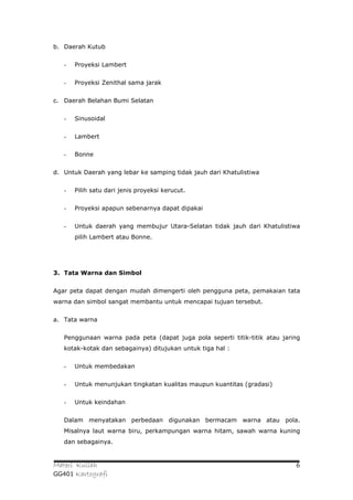 Handout kartografi | PDF
