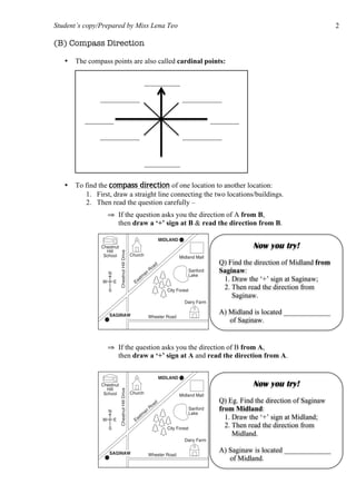 S1 GE Handout - Map Reading (Student) | PDF