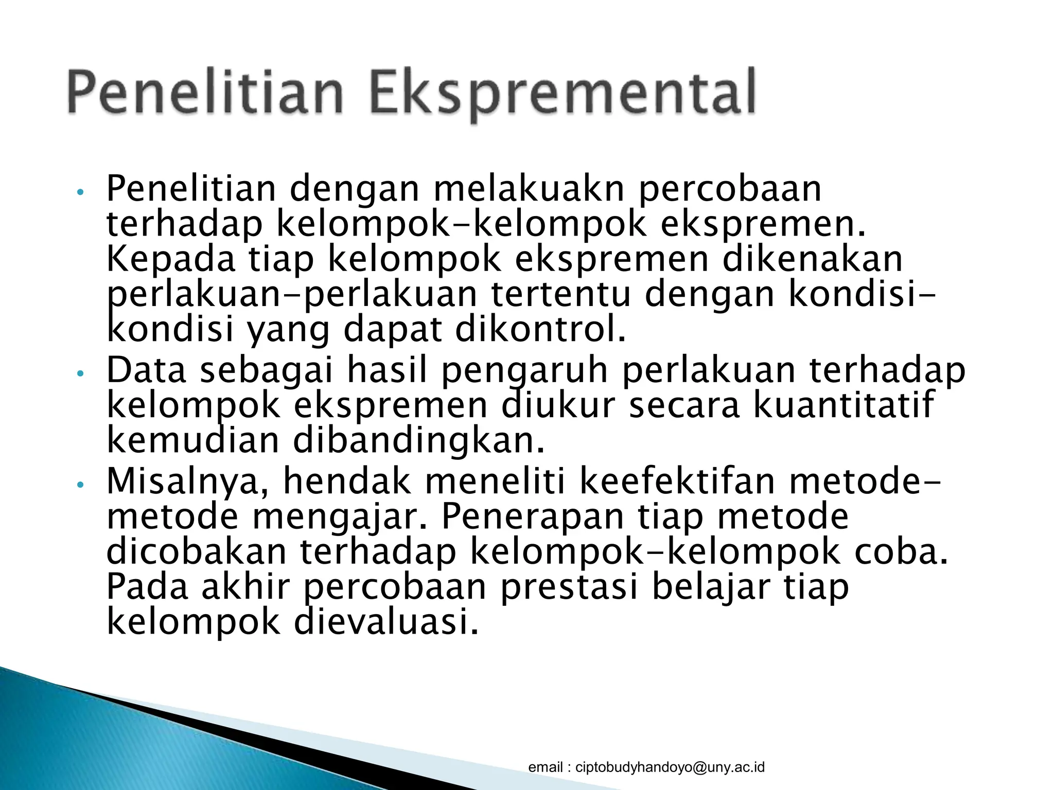 power point handout metode penelitian pendidikan | PPT