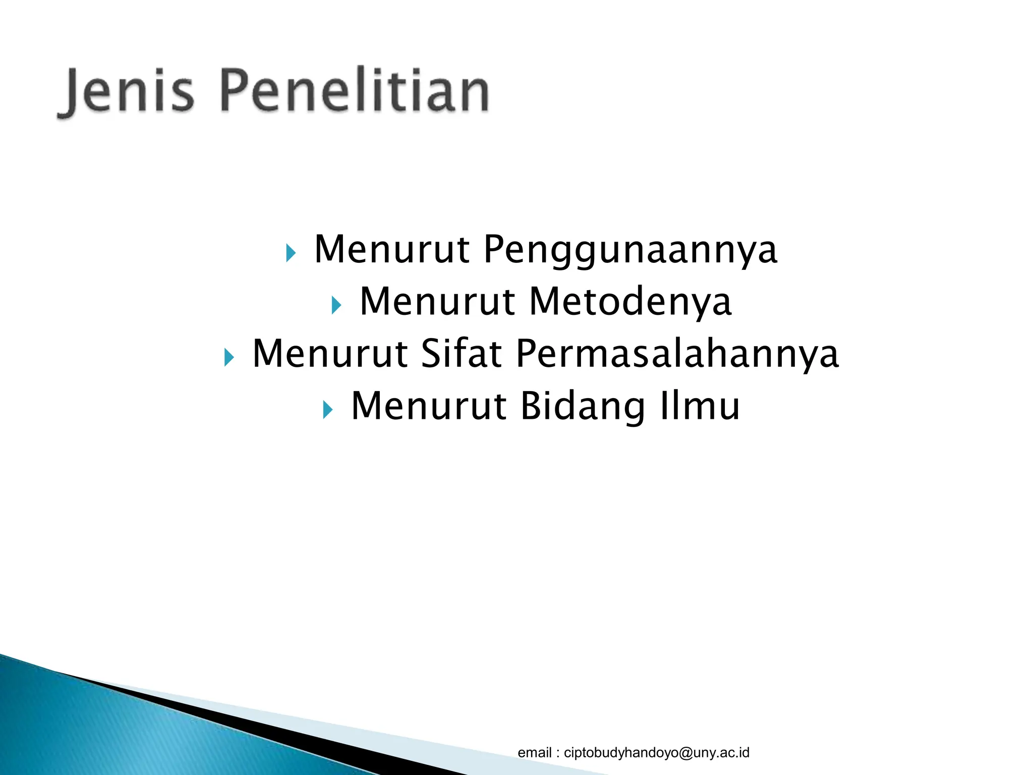 power point handout metode penelitian pendidikan | PPT