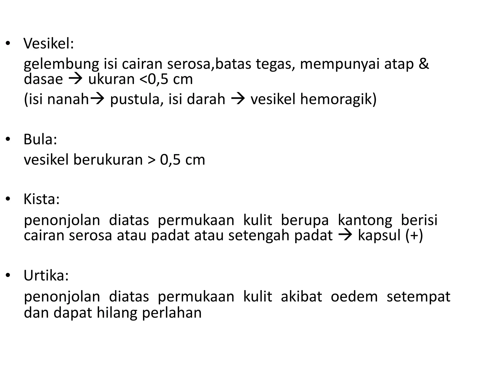 Handout morfologi dan terminologi penyakit kulit(1) | PPTX